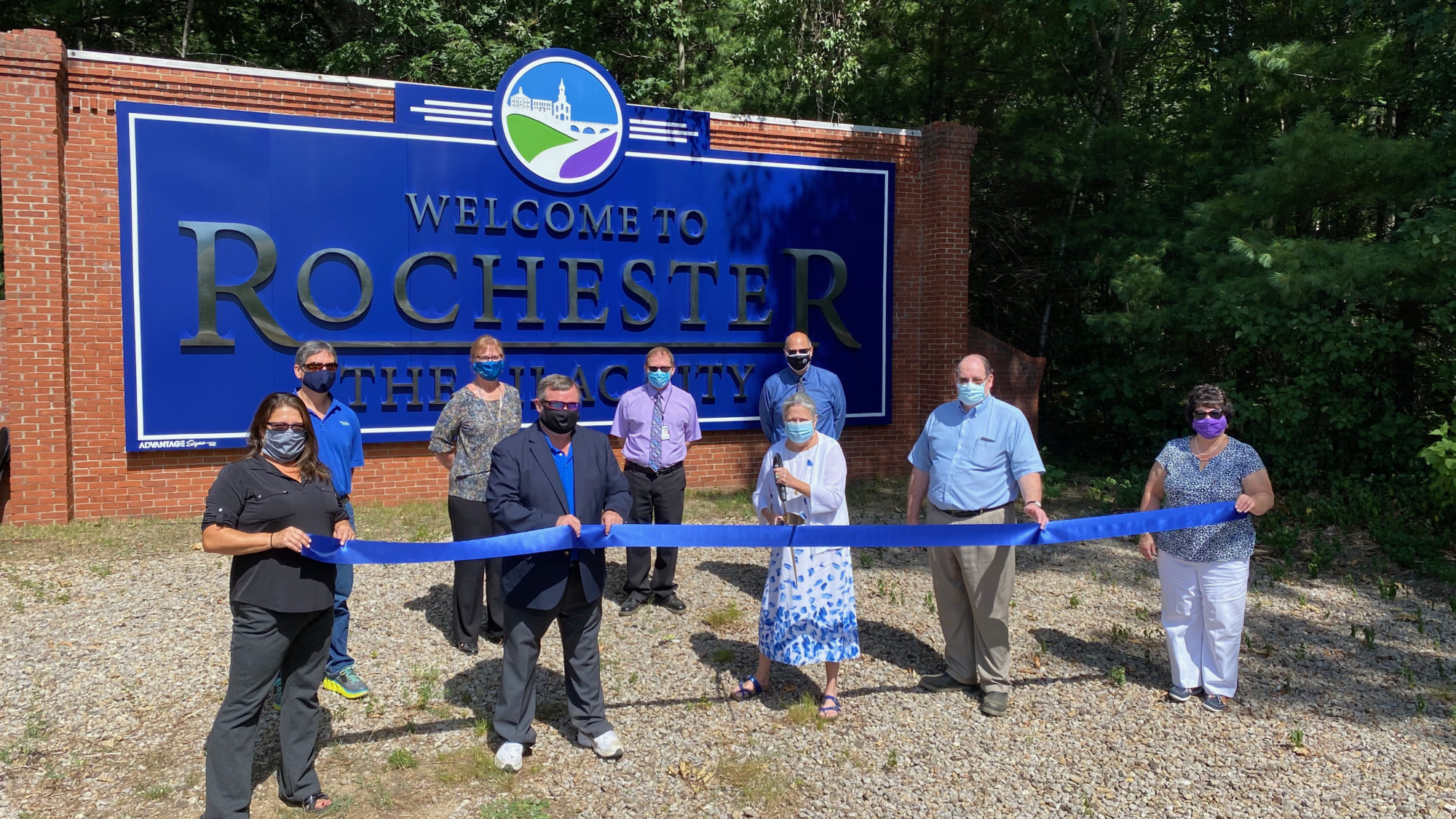 City, Chamber of Commerce celebrate the opening of new Rt. 16 Welcome ...