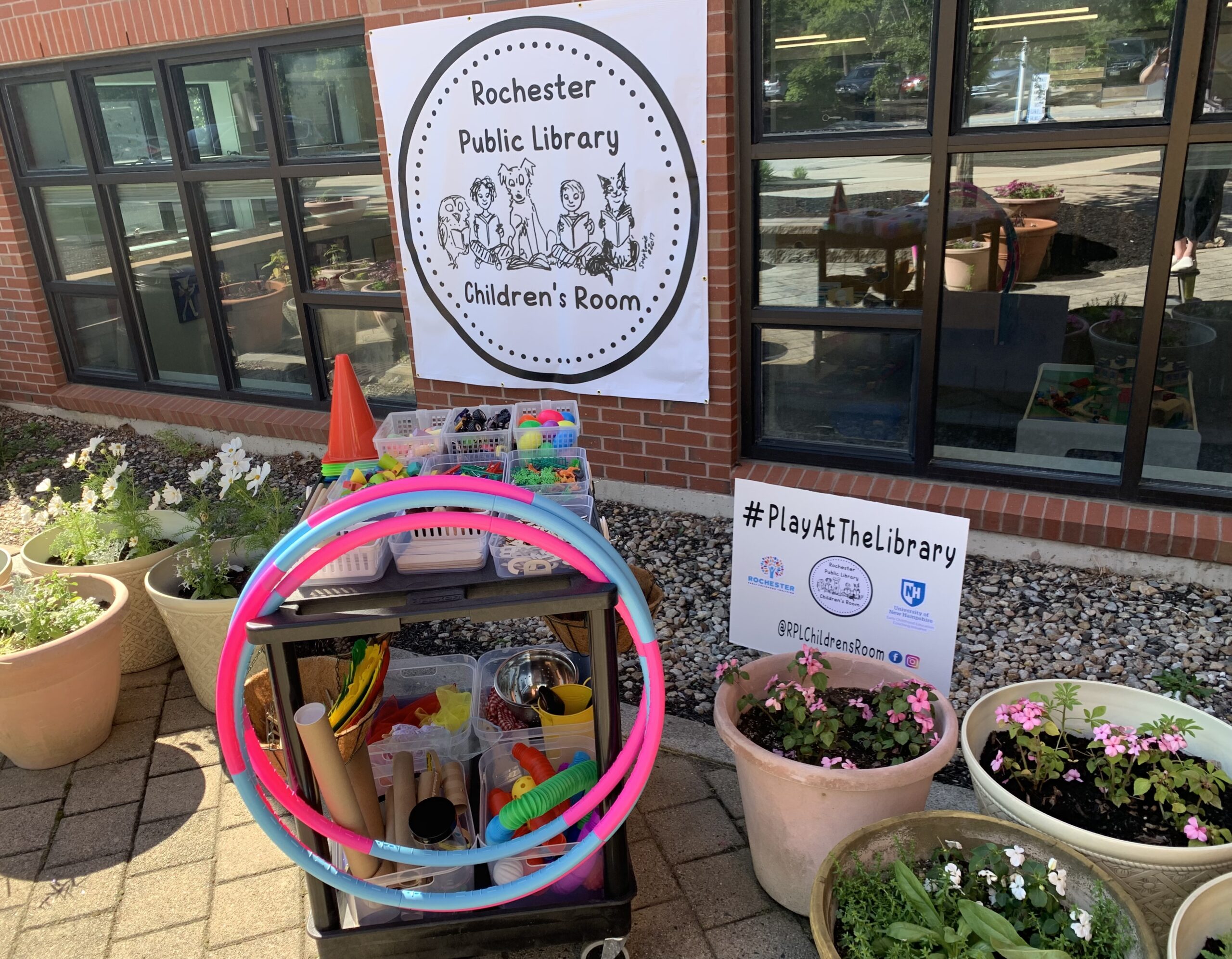 Rochester Public Library Children’s Room introduces Outside Play Cart ...