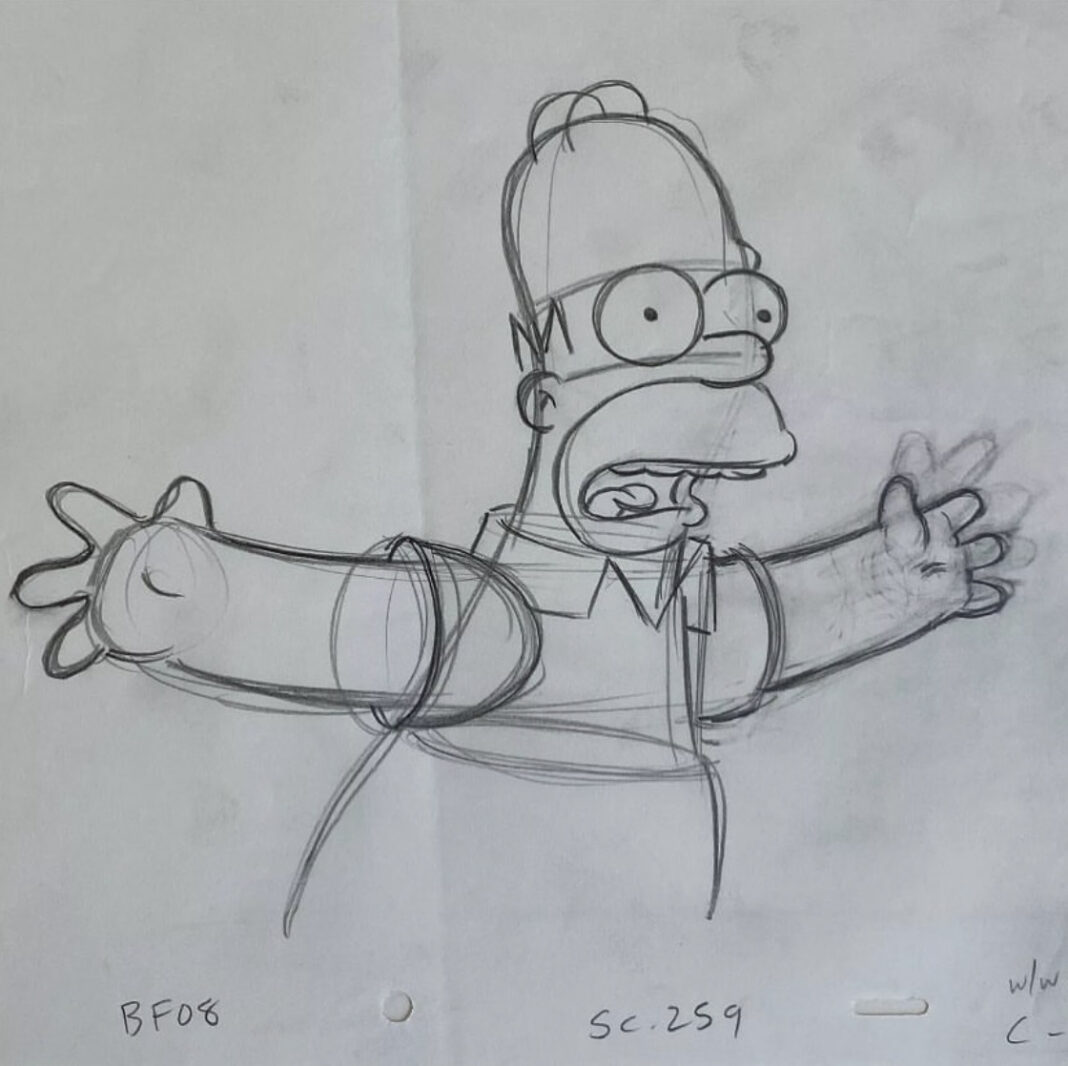 RMFA to showcase original sketch from The Simpsons - The Rochester Post