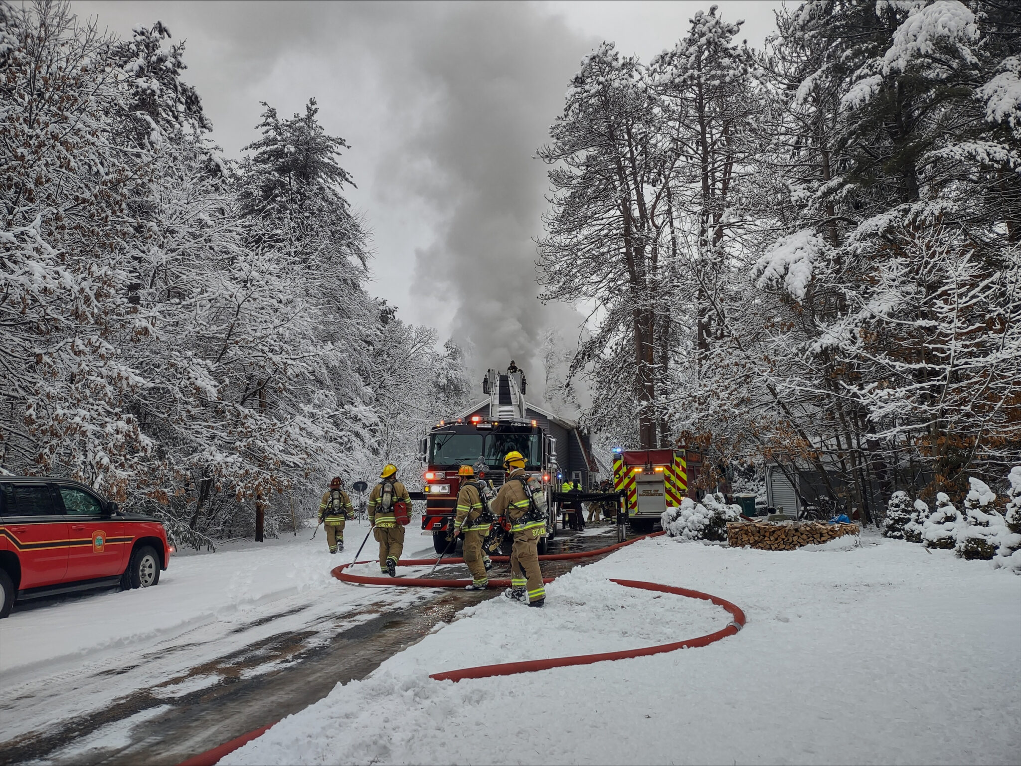 Fire Fighters respond to structure fire at 208 Old Dover Road - The ...