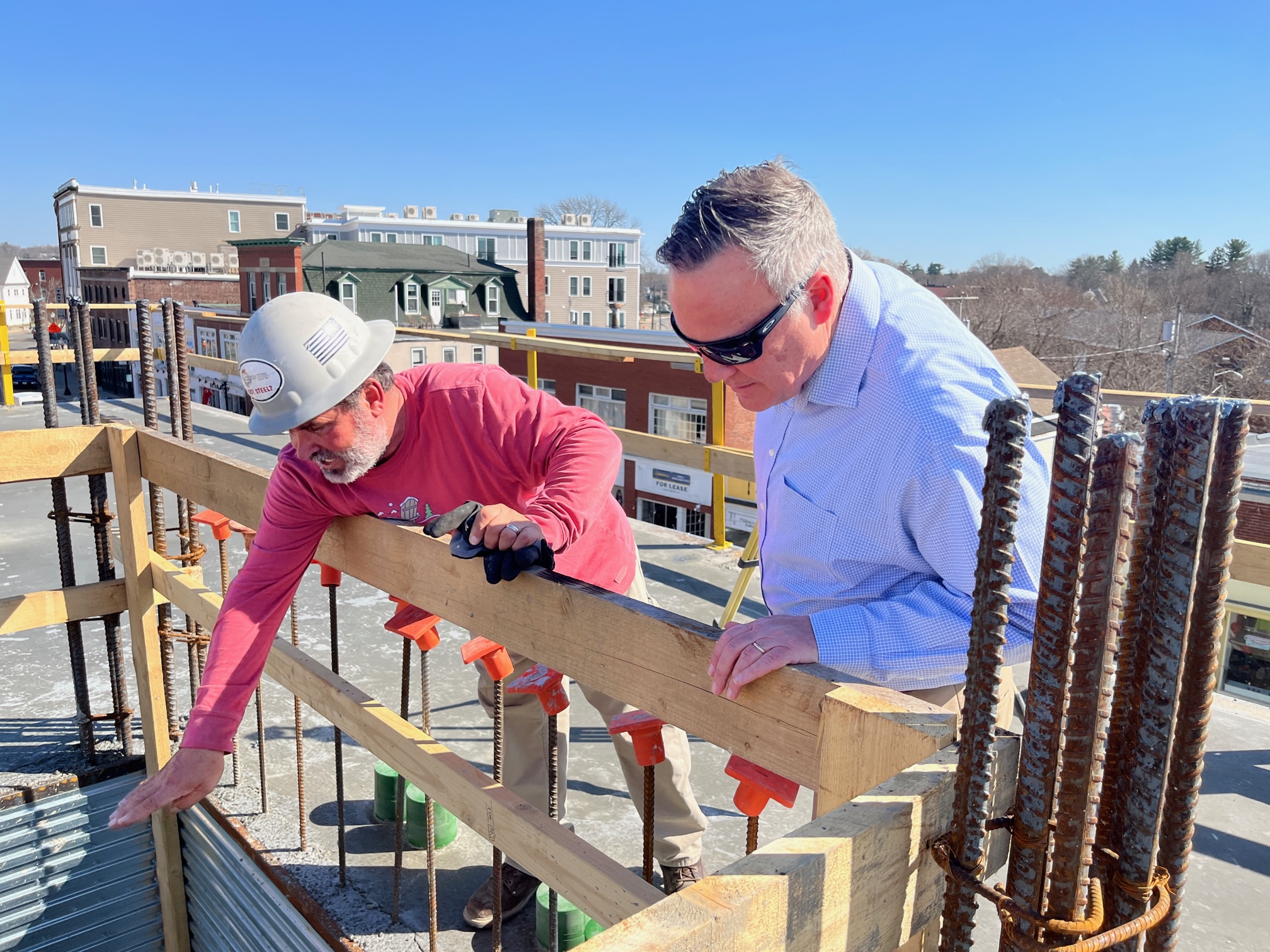 City Officials tour downtown construction site, Mayor calls it a win ...