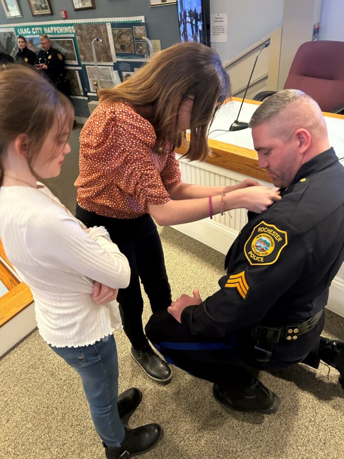 Rochester Police Department promotes Nicholas Alexander to Sergeant ...