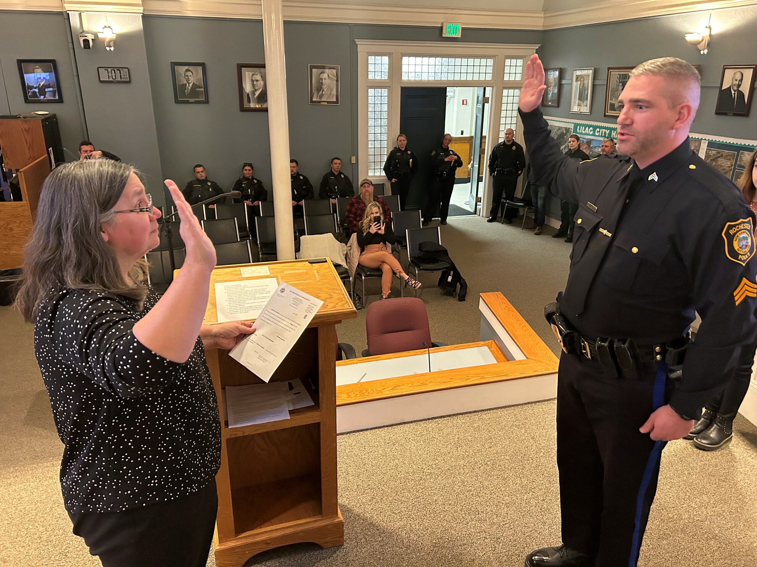 Rochester Police Department promotes Nicholas Alexander to Sergeant ...
