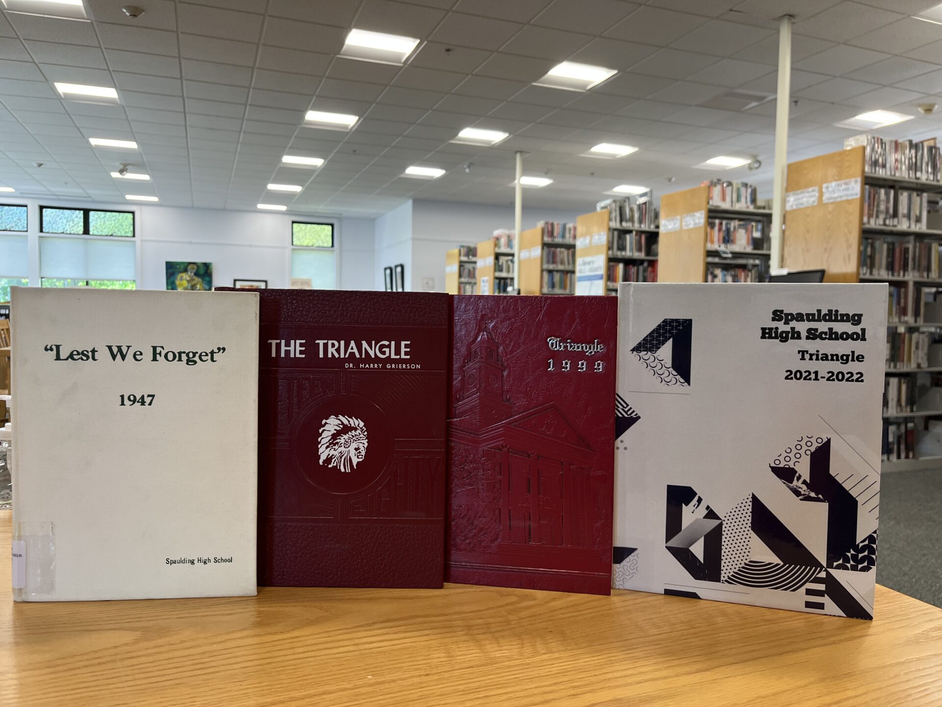 Public Library has complete Spaulding High School yearbook collection ...