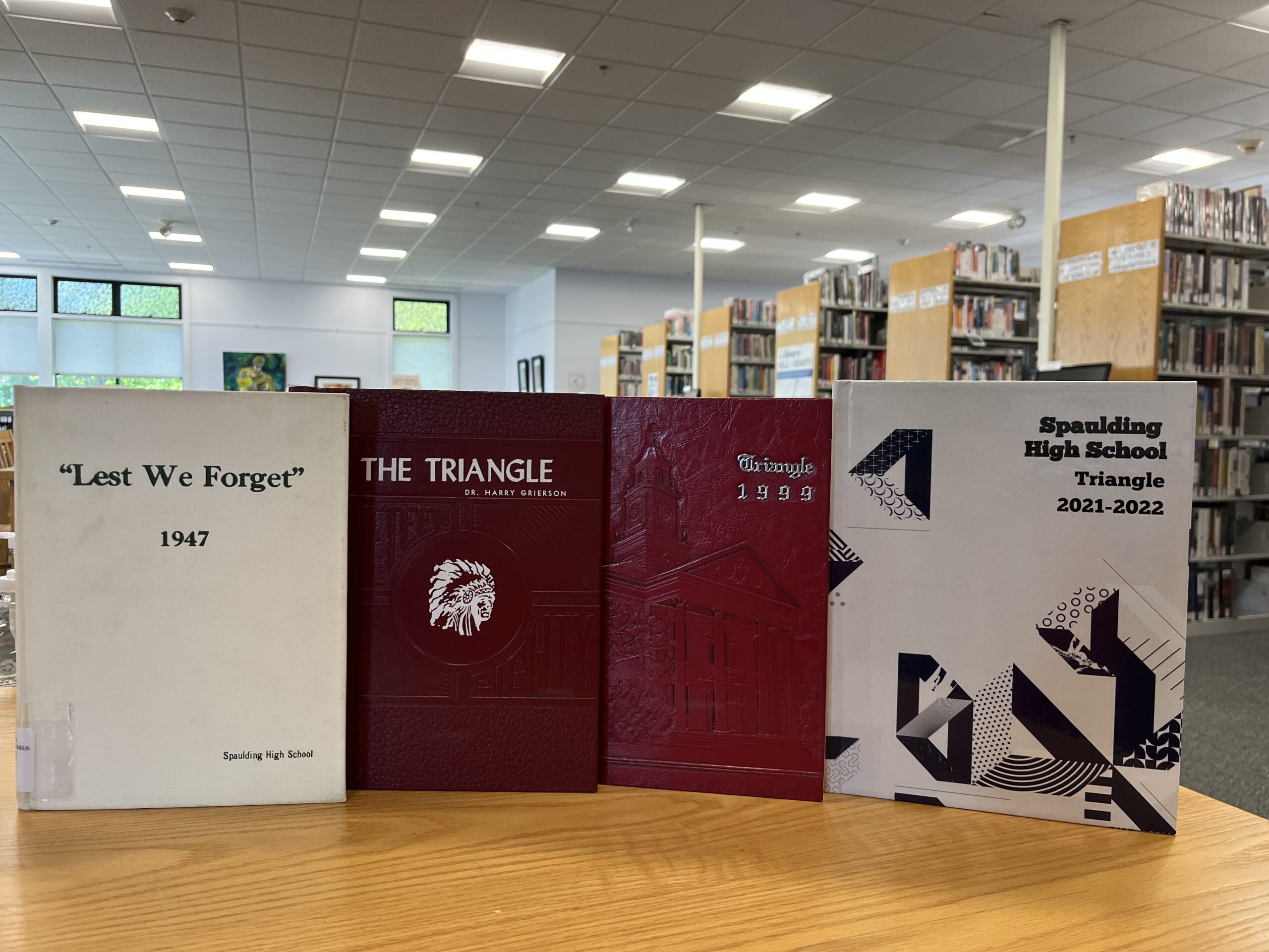 Public Library has complete Spaulding High School yearbook collection ...