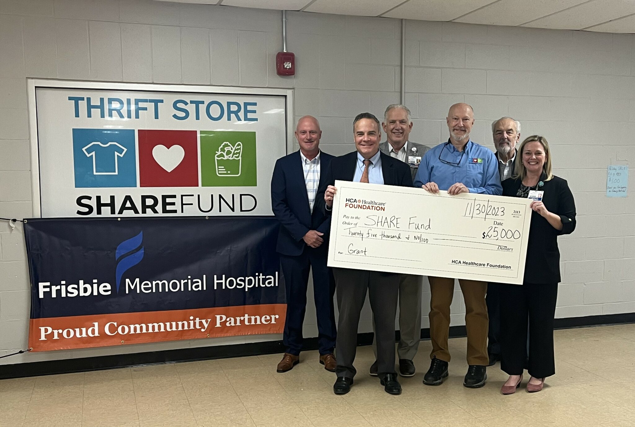 Frisbie Memorial Hospital selects Share Fund to receive HCA Healthcare ...