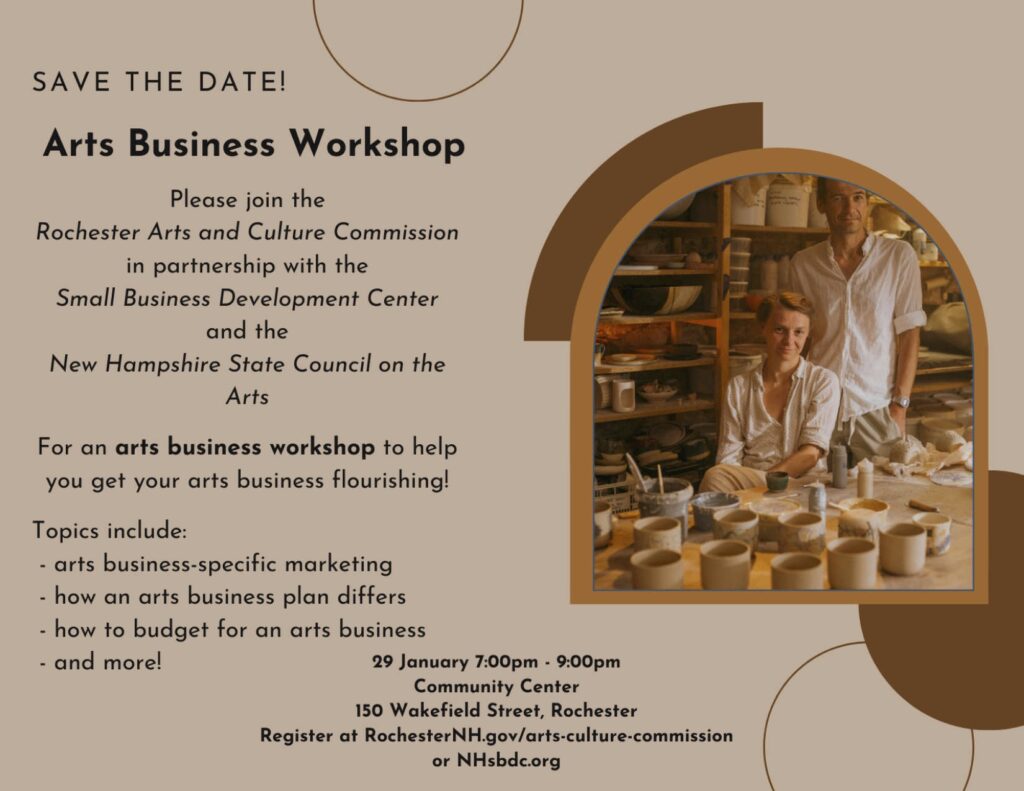 Save the date: Arts and Culture Commission to host business workshop on ...
