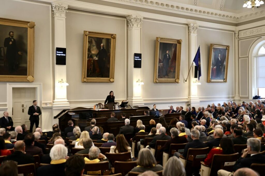 NH Governor Kelly Ayotte delivers 2025 Budget Address - The Rochester Post