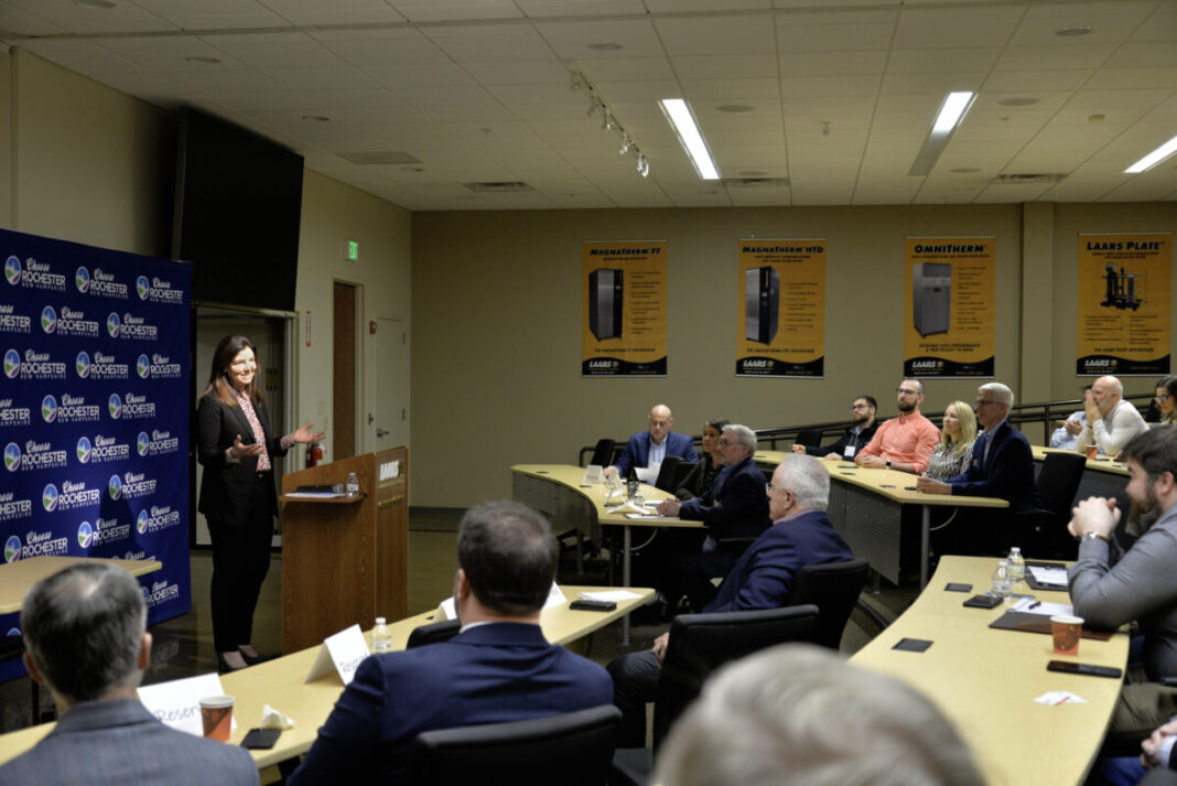 NH Governor Kelly Ayotte attends 2025 Seacoast Manufacturing Exchange ...