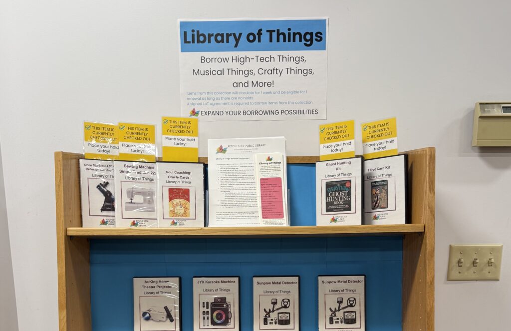 Rochester Public Library Highlights Unique “Library of Things ...