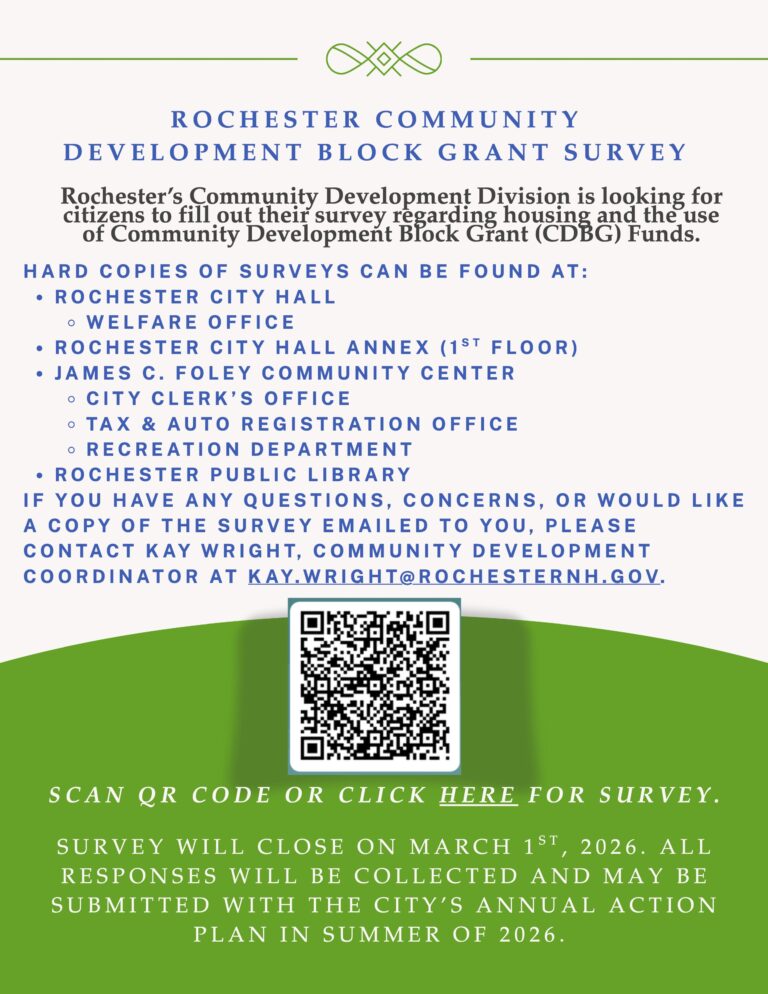 City of Rochester Invites Residents to Weigh In on Federal CDBG Housing ...