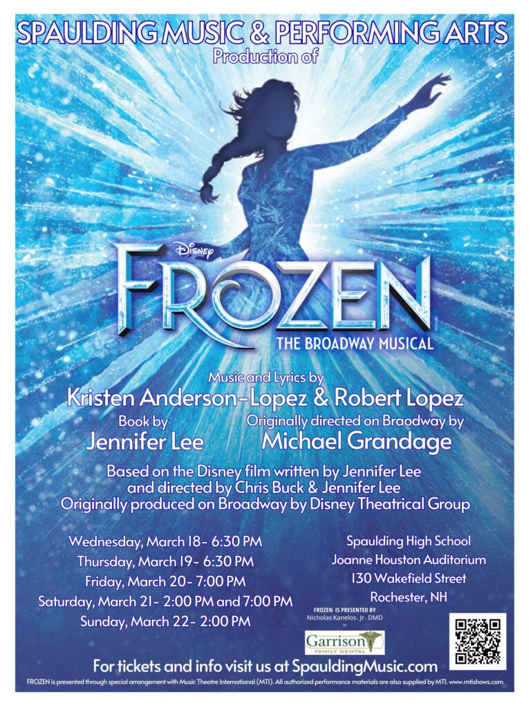 Spaulding High School Brings the Magic of 'Frozen the Broadway Musical ...